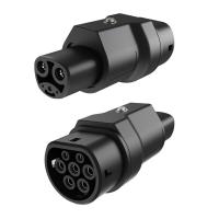 China Tesla Energy Vehicle Charging Gun E-Mingze 's 7kw Output Power Adapter with Overcurrent Protection and AC Output Current for sale