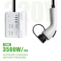 China E-Mingze Factory Direct 16A GBT Portable Electric EV Socket Outdoor Electric Vehicle Discharge Cable Direct Portable EV Charger for sale