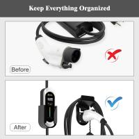 China 32A EV Charging Adapter Type 1 to Type 1 J1772 EV Cable Adapter with Security Function Antiflaming Fireproof Rubber Hose for sale