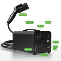 China GBT 5.5kw EV Discharge Gun With Cable Plug And Overvoltage Protection for sale