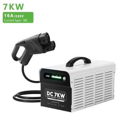 China E-mingze New Condition 7KW Portable Electric Car Charging Station Home EV GBT Fast Charger 16A Output Chademo Interface Charger for sale