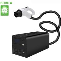 China 5.5KW GBT Electric Vehicle DC Charger Adapter Portable Outdoor Emergency Electric Vehicle Charger for sale