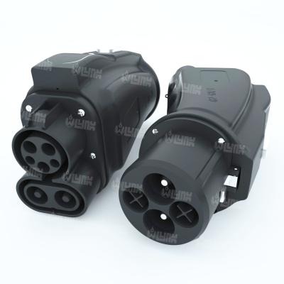 China Olink Factory Direct Ccs1 to Chademo Automotive Car Ev Charger Station Ev Charger 250A DC Ccs to Chademo Adapter for sale