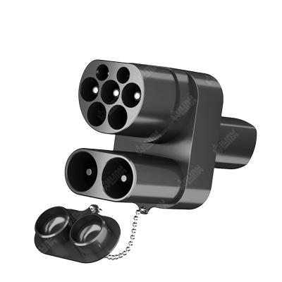 China Olink CCS2 Adapter for Tesla 250kW EV Charger Adapter AC+DC Fast Charging for Model 3/Y/S/X for sale