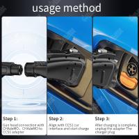 China Olink Chademo to Ccs1 Adapter for Nissan Leaf 200A 1000V DC Fast EV Charging Adapter EVSE Adapter for sale