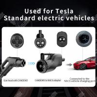 China Olink Wholesale Factory 250A EV Charger Adapter CHAdeMO Adapter Supercharger NACS CHAdeMo to Tesla Adapter for sale