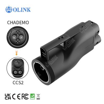 China Olink Manufacturer's New CHAdeMO CCS Adapter CHAdeMo to CCS2 Fast DC EV Charger Adapter for sale