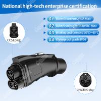 China Olink Car Charger Fast DC Charger Ccs1 to CHAdEMO Adapter DC EV Adaptor Chademo Ccs1 Adapter for sale