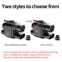 China Olink Brand-new upgrade Adapter Ccs2 to Ccs1 Dc Fast Ev Charger 250a CCS 2 to CCS 1 Ev Connector for Electric Car for sale