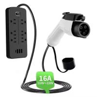 China OLINK Wholesale EV Discharge Gun V2L J1772 EV Charging Vehicle Charger Outdoor Camping Extended Plug Socket V2L Adapter for sale