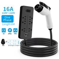 China OLINK Wholesale EV Discharge Gun V2L J1772 EV Charging Vehicle Charger Outdoor Camping Extended Plug Socket V2L Adapter for sale