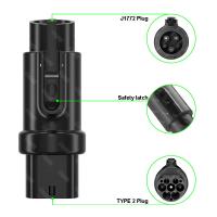 China OLIMK Factory Electric Vehicle Charging Adapter Type2 Charging Adapter Ev Charging Type2 to J1772 Adapter for sale