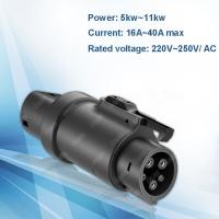 China OLINK Factory Converter Adapter Iec 62196 Type1 China Standard 16A 32A Evse Charging EV Type2 to J1772 Adapter Ev Connectors for sale