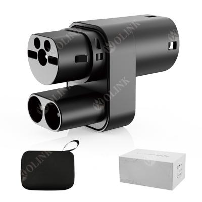 China Olink Wholesale Ev Charging Type2 Ev Charger Car Charger Plug CCS2 Ev Charging Connector for Cars CCS2 to Type2 Adapter for sale