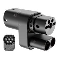China Olink Custom Electric Cars Vehicle Type2 Ev Charger Car Charger Plug CCS2 Ev Adapter Convertor for Cars CCS 2 to Type2 Adapter for sale