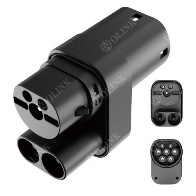 China Olink Electric Vehicle Car Charger Plug Type2 Ev Charger IP54 Charger Car Electric CCS2 Ev Adapter Convertor Type2 Adapter for sale