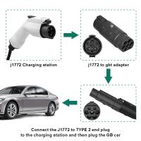 China Olink Ev Charger Adapter Car Charging Pile J1772 Type 1 to Gbt Adapter Ev Charging Connector Tesla J1772 Adapter for sale
