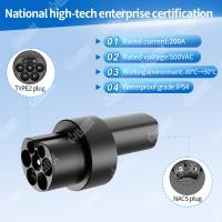 China Olink Ev Adapter DC Type 2 to Tesla Plug Electric Cars Vehicle Charger Charging Connector Type2 to Tesla Adapter for sale