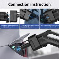 China Olink Factory Direct Cybertruck EV Charger Adapter CCS1 to NACS EV Adapter with IP54 Waterproof High-Power EV  Adapter 250A for sale