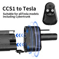 China Olink Wholesale New Tesla Cybertruck CCS1 Adapter NACS to CCS Adapter EV Charger DC Fast Charge for sale