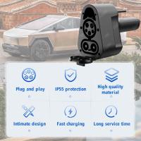 China Olink Wholesale New Tesla Cybertruck CCS1 Adapter NACS to CCS Adapter EV Charger DC Fast Charge for sale
