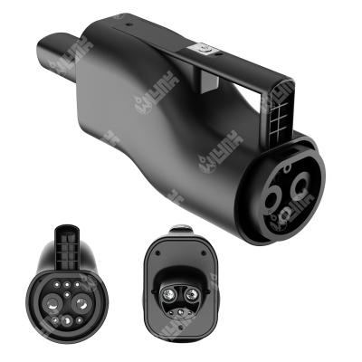 China Olink Source Factory EV Charger Adapter 250A DC NACS Charger EV Adaptor GBT to Tesla Plug for Model S/X/3 GBT to NACS for sale