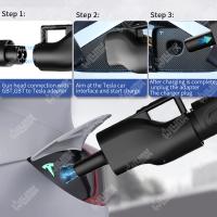 China Olink Source Factory EV Charger Adapter 250A DC NACS Charger EV Adaptor GBT to Tesla Plug for Model S/X/3 GBT to NACS for sale