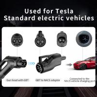 China Olink Custom High Quality NACS Charger Adapter DC Fast GBT to NACS EV Charging Connector GBT to Tesla Adapter for sale