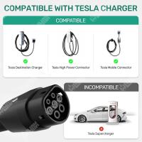 China Olink Electric Vehicles GBT Adapter Nacs Charger Connectors AC GBT to Tesla Adapter for Tesla Model 3 X Y S for sale