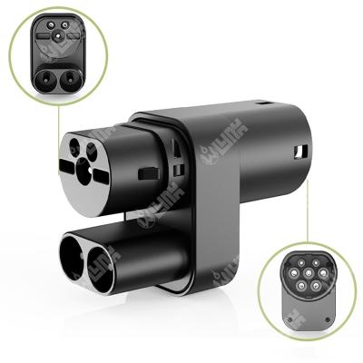 China Olink Manufacturer Electric Car Charger Combo 2 Connector 410A DC CCS2 to Type2 Adapter Ev Plug for sale