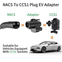China OLINK 500kw EV Charger Adapter NACS to Ccs1 Superchargers NACS DC Charger Tesla to CCS1 DC Adapter for sale