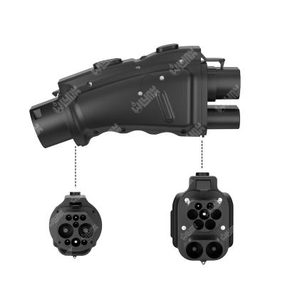 China Ccs2 to Gbt Evse Charging Connector Ce Ev Dc Charger Chademo to Ccs2 to Gb/t Adapter for Tesla for sale