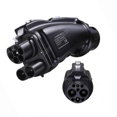 China Ccs2 to Gb/t Ev Dc Charging Connector Portable Ev Charger Adapter 200a Ccs2 to Gbt Adapter for Id4 Id6 for sale