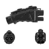 China Ev Fast Charging Plug Car Accessories 200a Dc Combo Adapter Ev Charger Connector Ccs2 to Gb/t Adapter for Id4 Id6 for sale