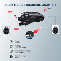 China OEM Car Accessories Ev Dc Charging Connector 250A DC Ccs2 to Gbt Adapter for sale