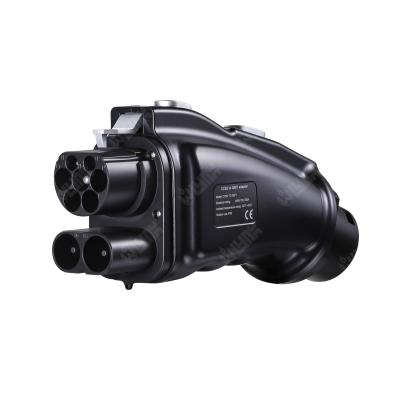 China Ccs2 to Gb/t Ev Dc Charging Connector Chademo Ccs2 to Gbt Adapter for tesla for sale