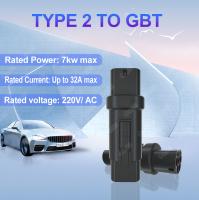 China 5KW-11KW 220V-250V Ac Electric Car Charging Iec 62196 to Gbt Ev Adapter Female Type 2 to Gbt Adapter for sale