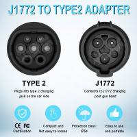 China J1772 to Type 2 Adapter 32A Type 2 J1772 Charger Adaptor for Chinese Version Electric Car with Type 2  Charging Socket for sale