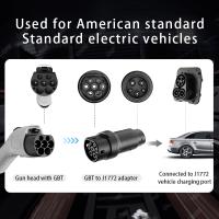 China Olink 32A 7KW EV Charger GBT to Type 1 J1772 EV Adaptor Electric Car Adapter for J1772 Electric Car for sale