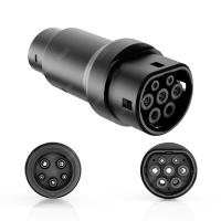 China Oem EV Charger Connector 32A Adapter Ev Charger Car Ac Connector Gbt to J1772 Adapter for sale