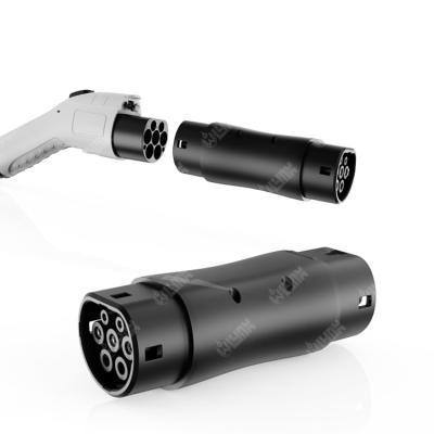 China Olink  EVSE Charging Gbt to Type2 EV Adapter 32A 7KW for Electric Car Fast EV Charging Adapter for sale