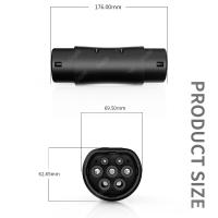 China Gb/t to Type2 AC Adapter 3 Phase 240v Type2 GBT EV Charger Electric Car Charger Adaptor for sale