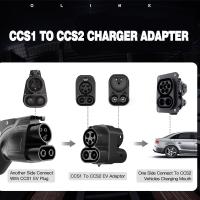 China OLINK 1000v 250kw Electric Vehicle Fast Ev Connector Dc Ccs1 to Ccs2 Adapter for sale