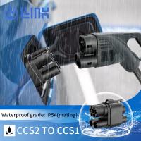 China 0LINK Ev Charger Electric Vehicle Connector Portable 250kw Ev Charging Adapter Ccs2 to Ccs1 Adapter for sale