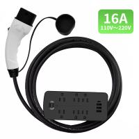 China Olink Portable Electric Plug Outdoor Power 3.5KW 16A EV Discharger V2L Portable GBT EV Discharger for sale