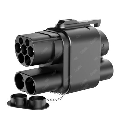 China Olink 250A CCS2 to CCS1 Adapter Combo for Electric Vehicle Charging Connector EV Charger Adapter for sale