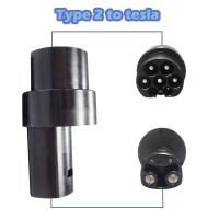 China New tesla Us to Type 2 Adapter Europe Can Use Plug tesla Type2 Charger Adapter for tesla for sale