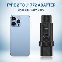 China Dc Fast Charger Compatible Type 2 Charger  With Type1 Charging Socket Type2 to Type 1 J1772 Adapter  for Electric Cars for sale