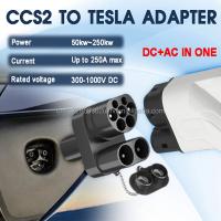 China Olink EV Charger Adapter CCS2 to Tesla Level 2 EV Charger Support 250kW Fast Charging Connector for sale