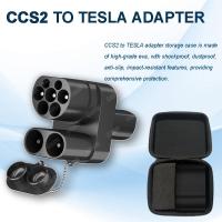 China Olink EV Charger Adapter CCS2 to Tesla Level 2 EV Charger Support 250kW Fast Charging Connector for sale